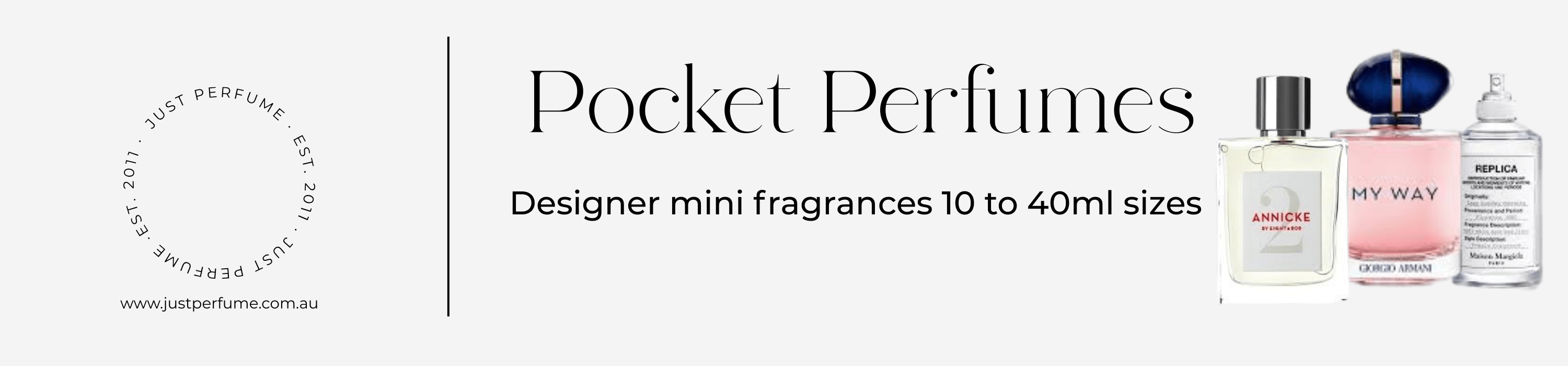 Pocket Perfumes | Designer Mini Fragrances Australia – Just Perfume